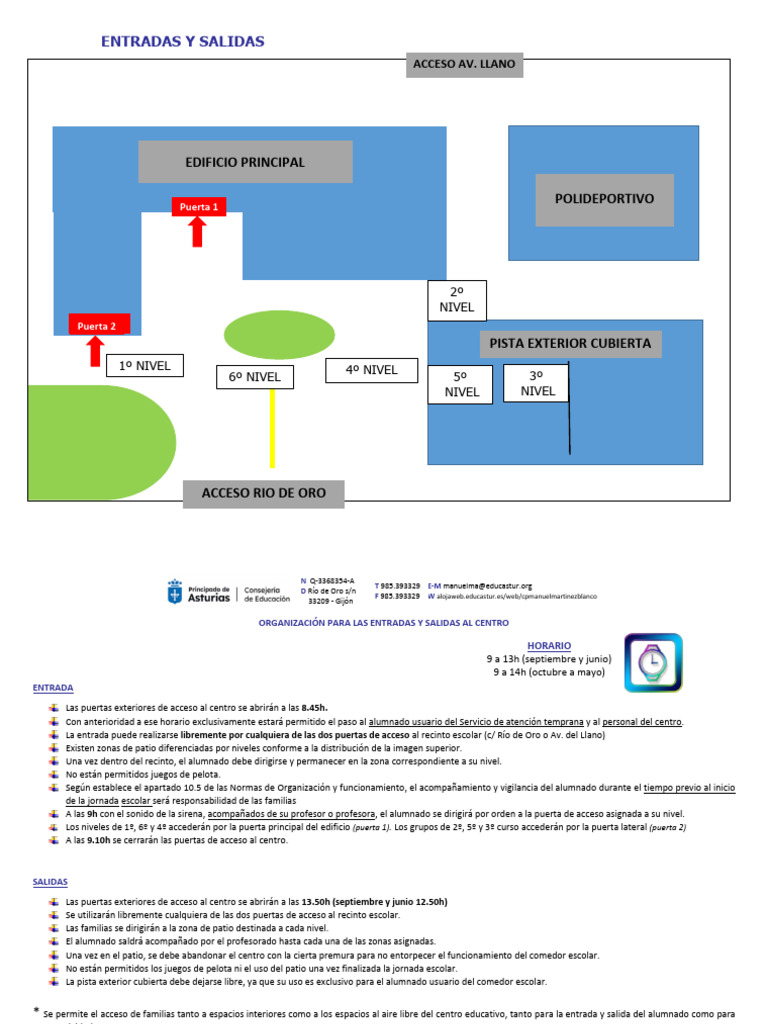 Entradas y Salidas 24-25 | PDF