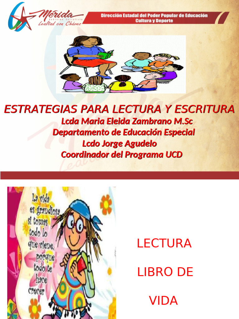 Taller Estrategias Lectura y Escritura Lcda Eleida Zambrano Escritura.. | PDF