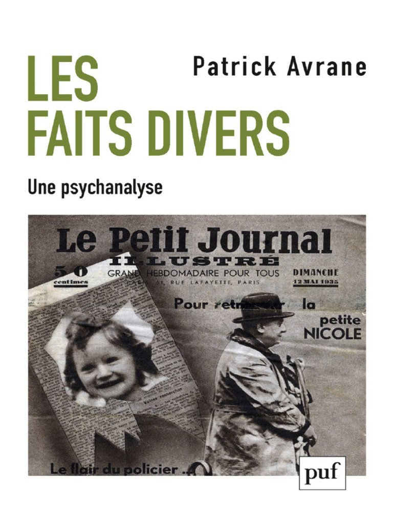 Patrick Avrane-Les Faits Divers-Jericho | PDF