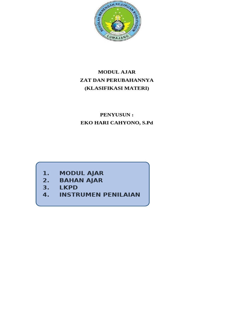 Modul Ajar 2a Ipas Smksy | PDF
