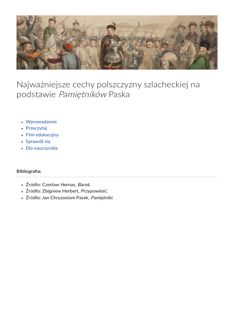 Najwazniejsze Cechy Polszczyzny | PDF