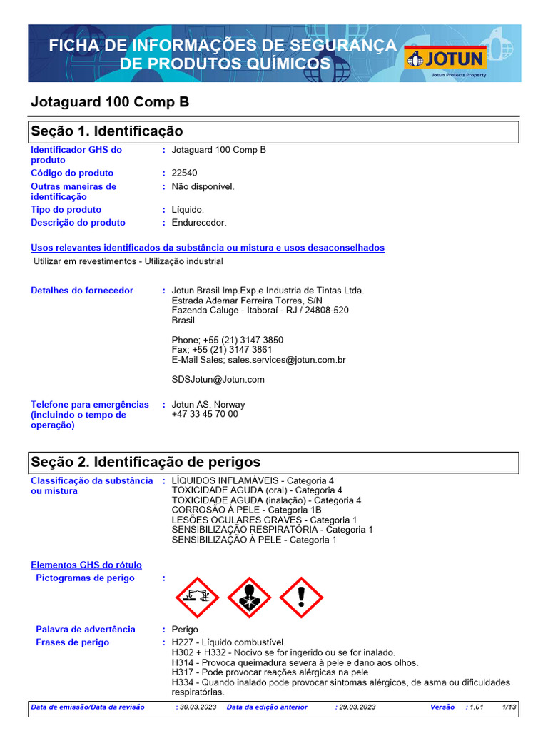Jotaguard 100 Comp B | PDF