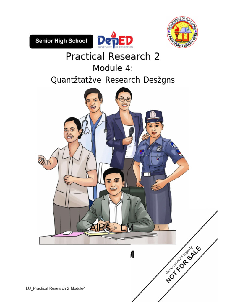 Practical Research 2 Module 4 Quantitative Research Designs | PDF