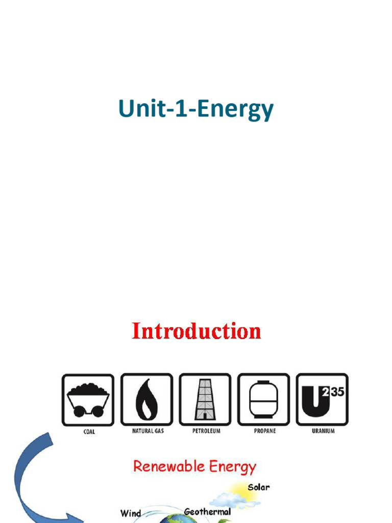 Unit-1 Energy in India | PDF