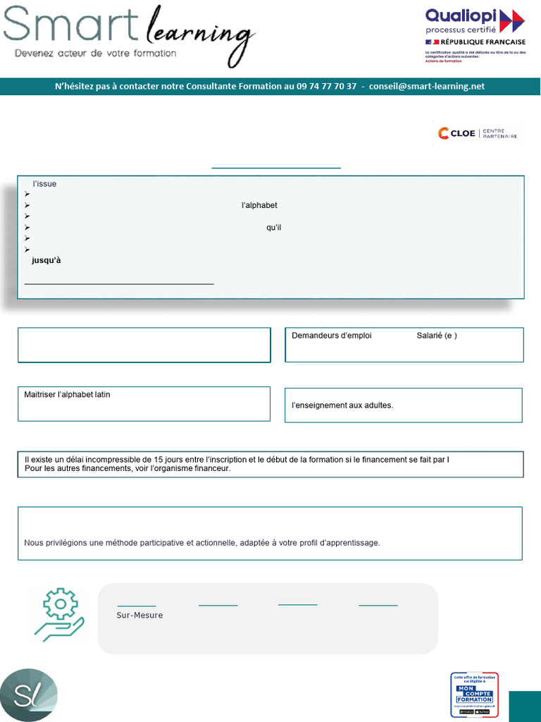 Programme Francais A0 | PDF