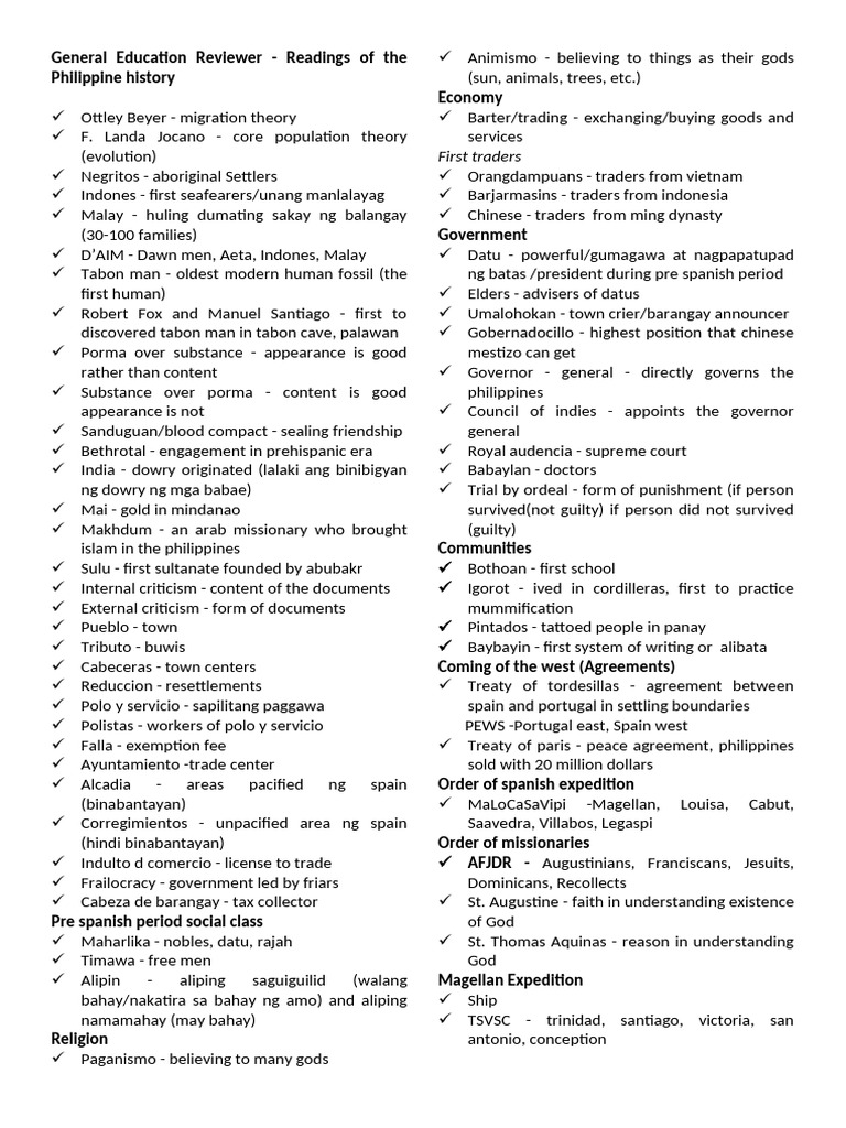 General Education Reviewer | PDF