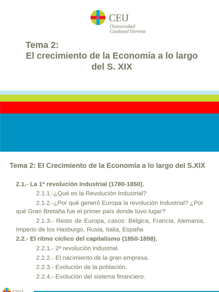 Tema 2 Siglo XVIII - XIX 2223 | PDF