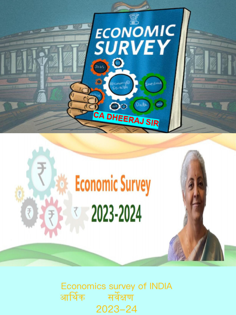 Economics Survey 2023-24 PDF | PDF
