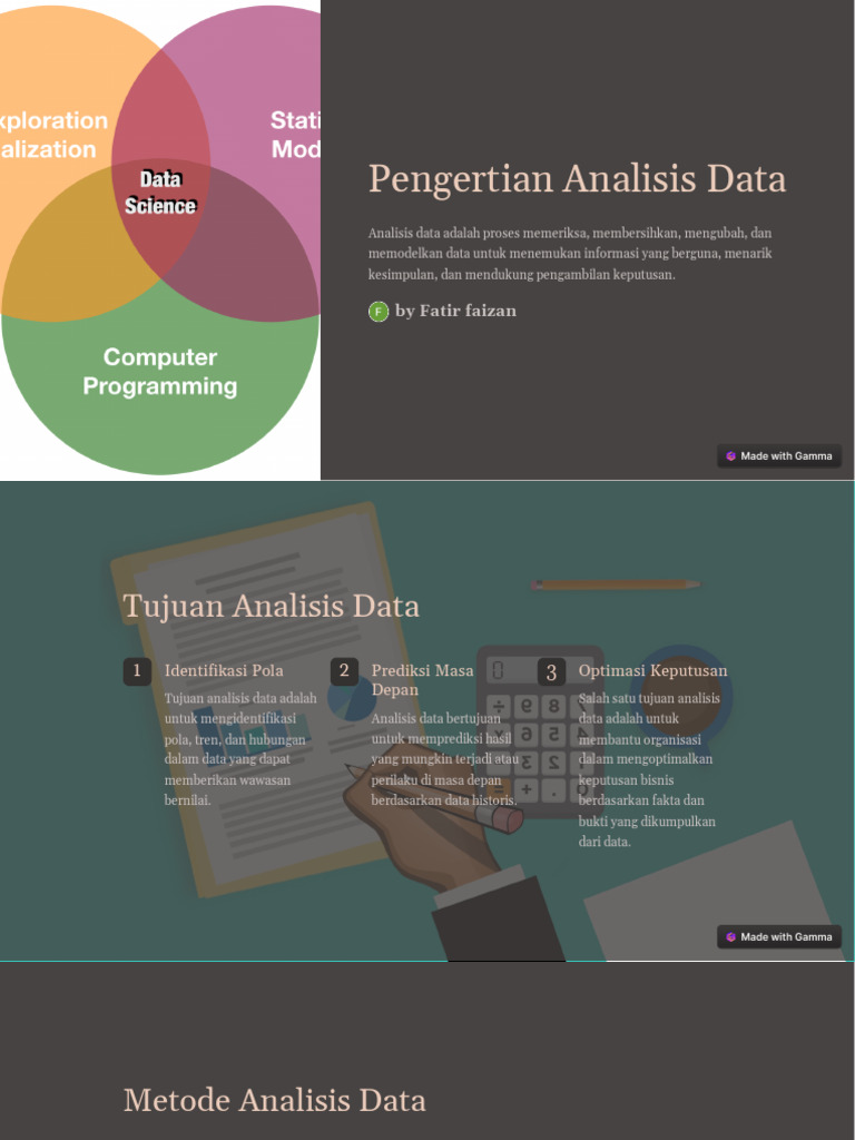 Pengertian Analisis Data | PDF