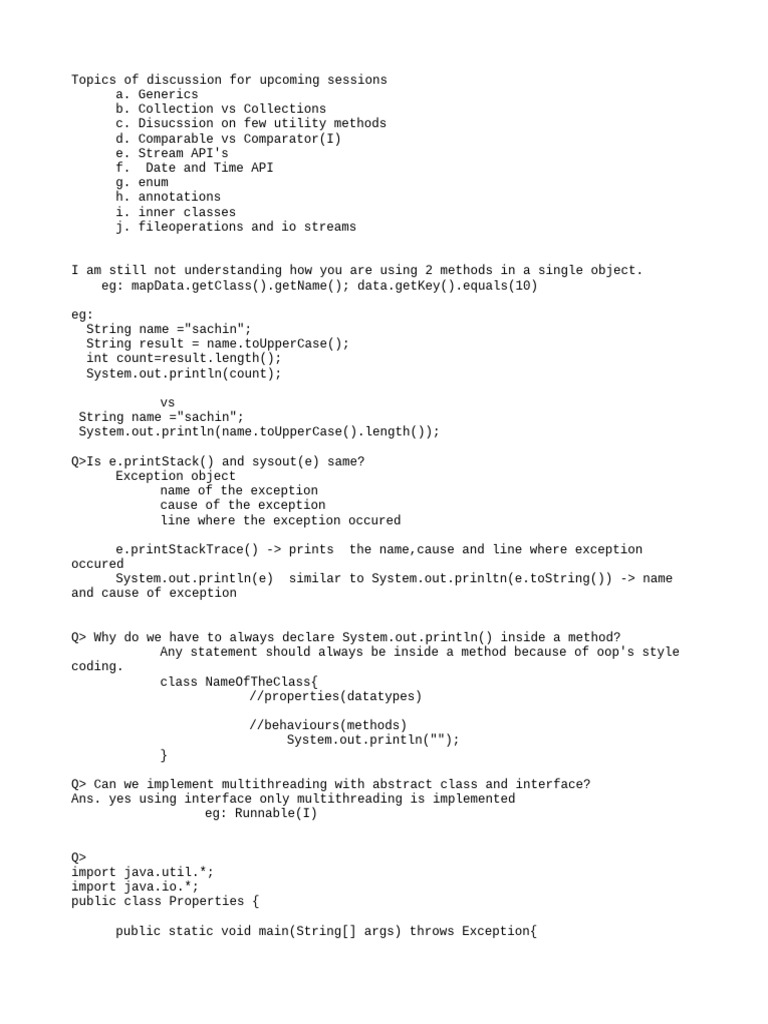28 10 2022 QA Discussion Enterprise Java Batch | PDF