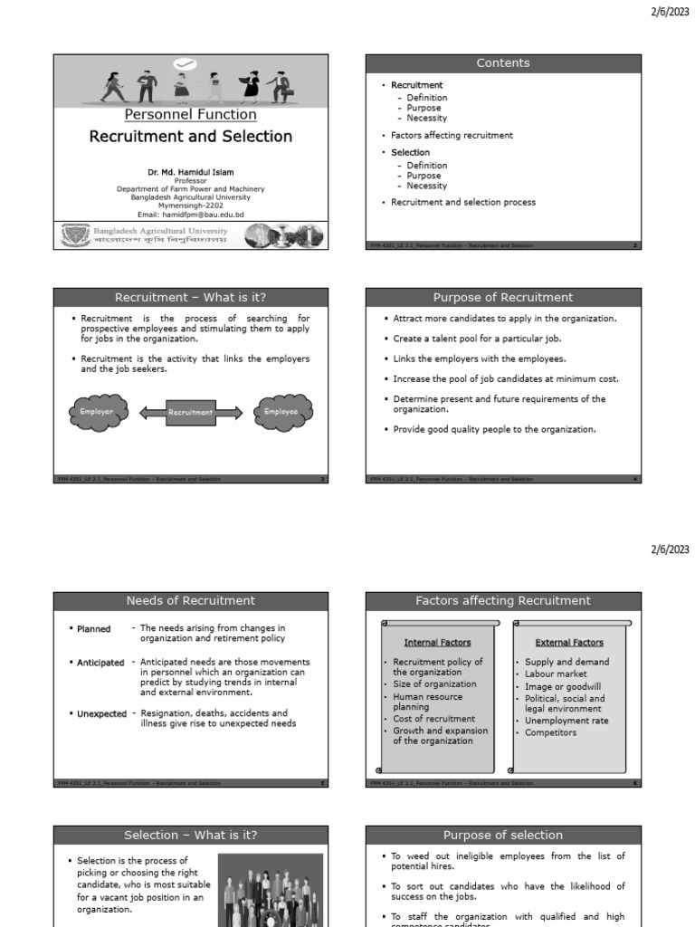 Personnel Function | PDF