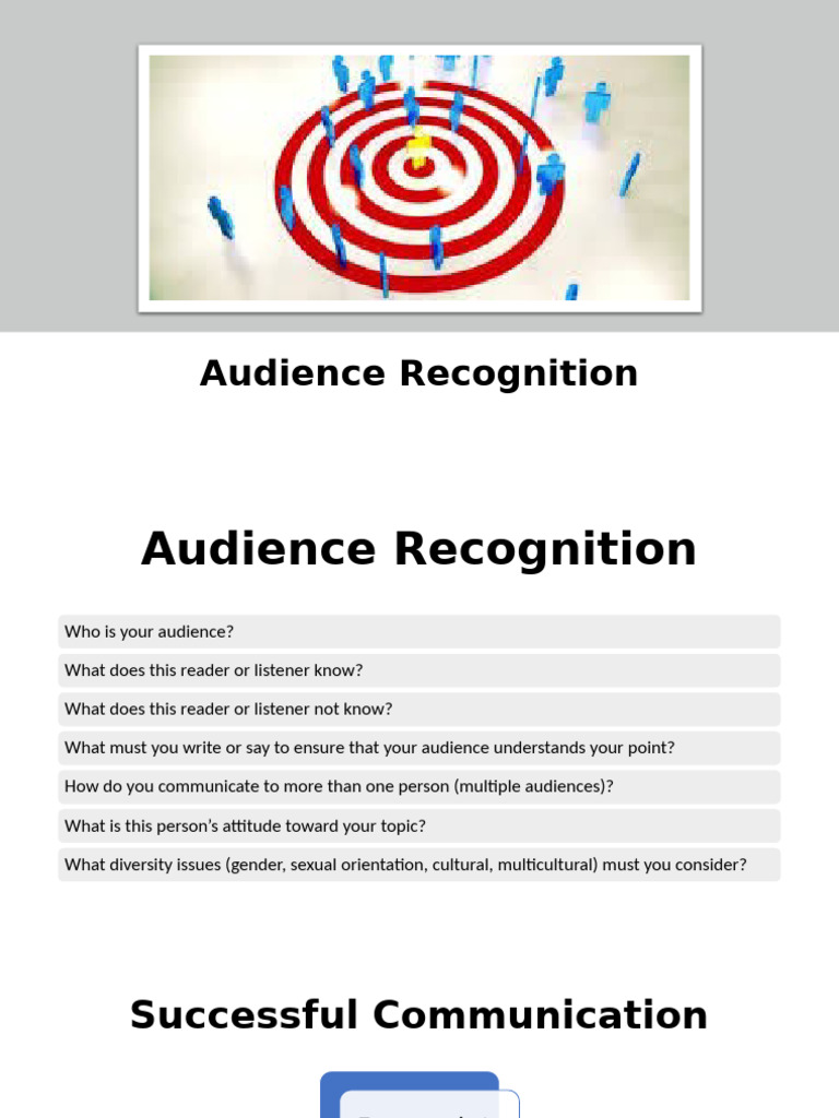 Audience Recognition | PDF