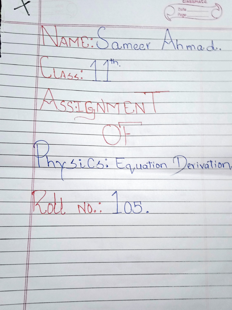 Physics Assignments | PDF