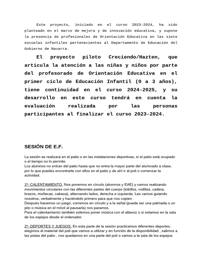 Sesion EF 1 | PDF