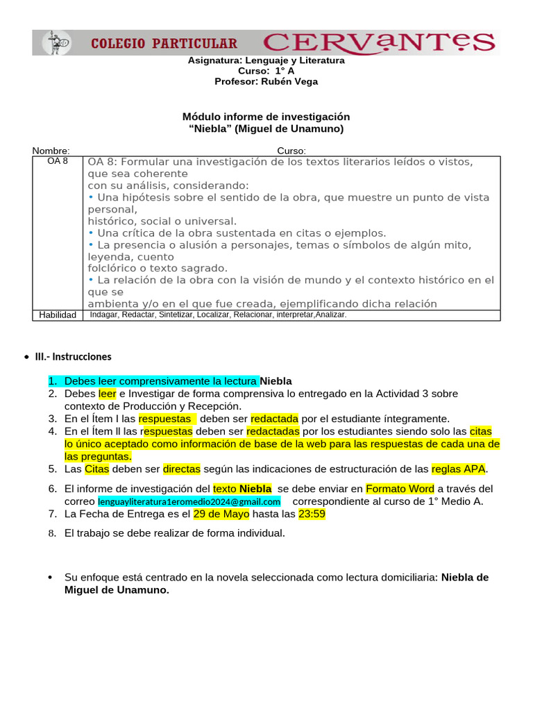 Módulo Informe 2024 | PDF