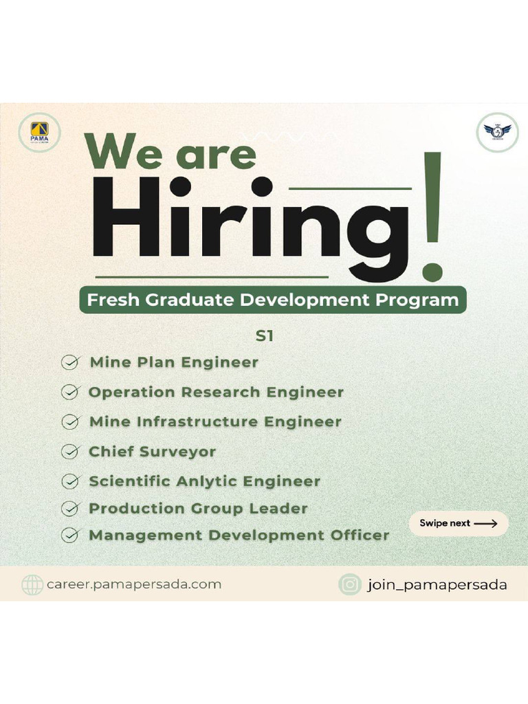 Loker Fresh Graduated PT Pama | PDF