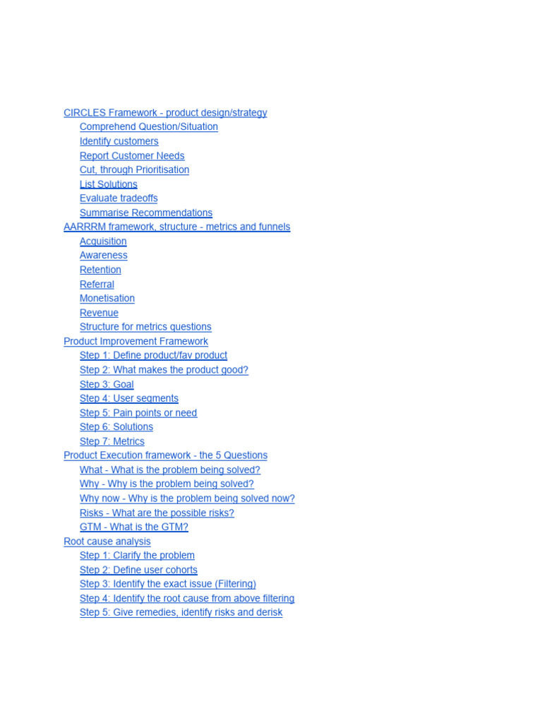 Prodman Frameworks | PDF