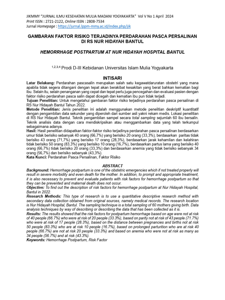 Jurnal Fika April 2024 | PDF