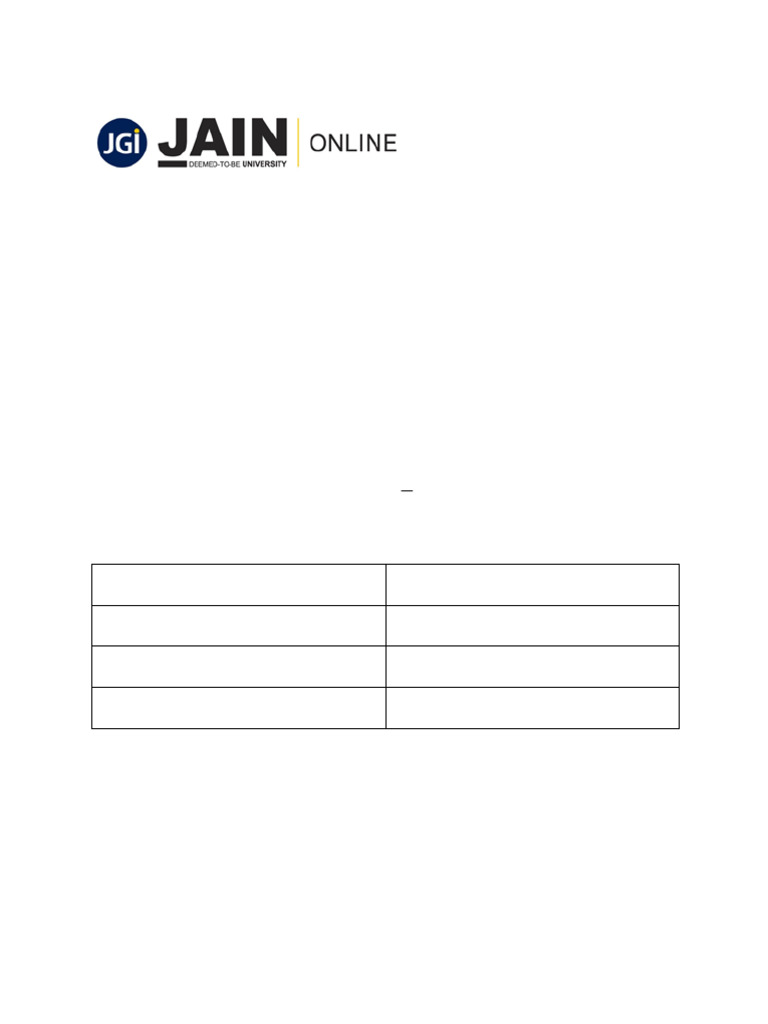 Project Report Template - MCA | PDF