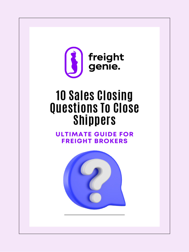 Closing Strategies for Freight Brokers | PDF | Cargo | Supply Chain