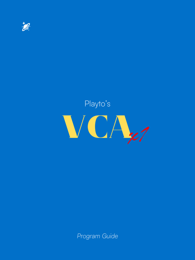 VCA x1 Curriculum June | PDF | Workweek And Weekend | Career & Growth