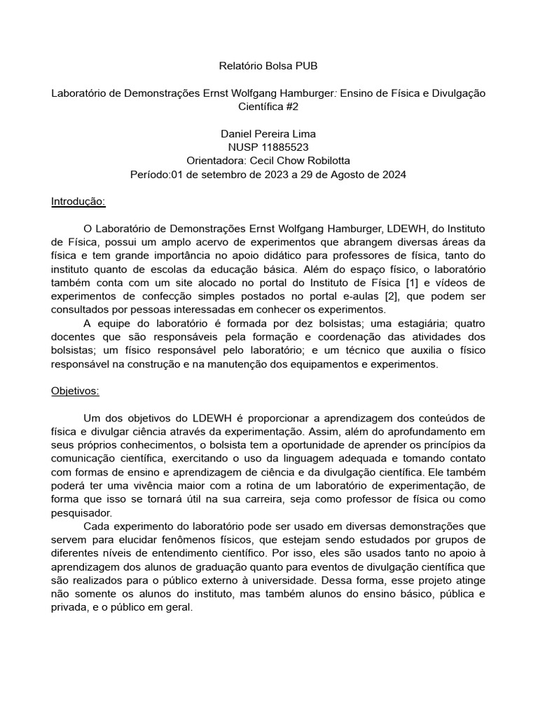 Relatório Pub 23-24 | PDF