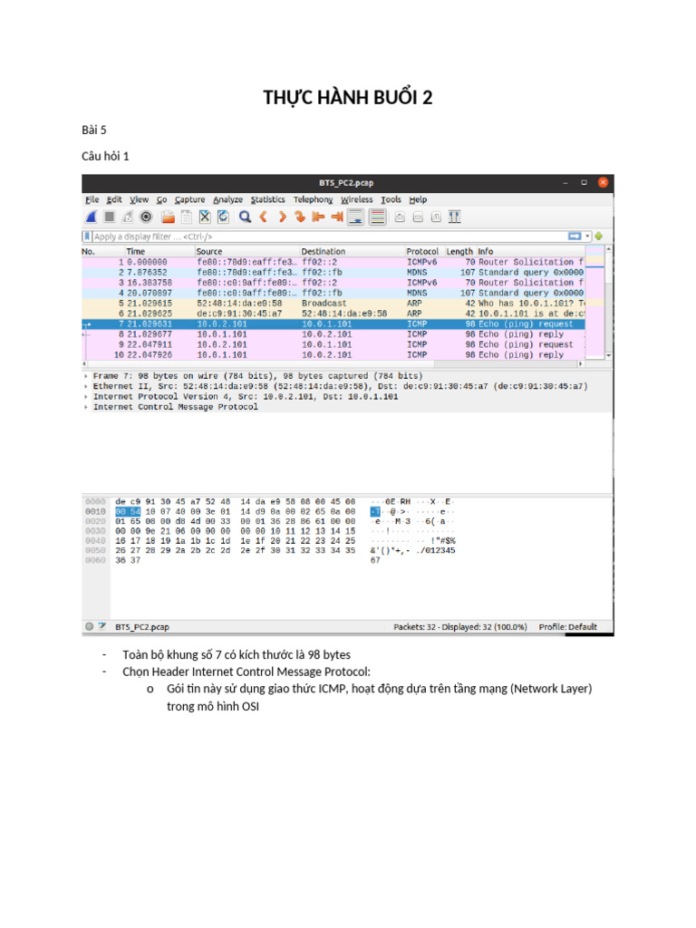 Thuc Hanh Buoi 2 - MMT | PDF