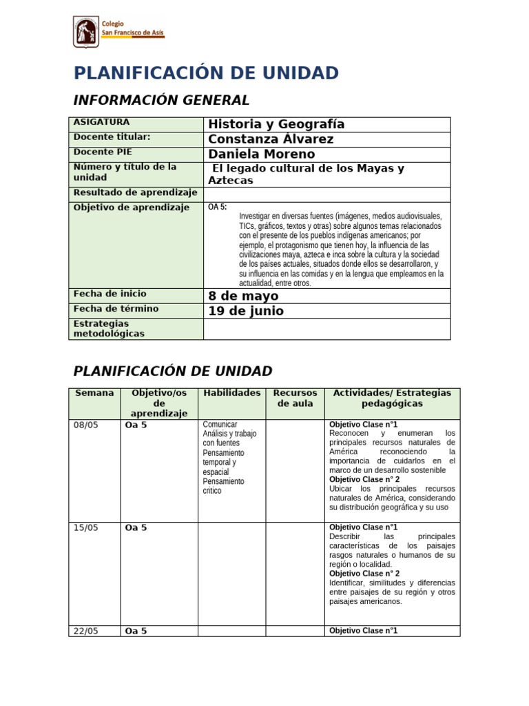 Unidad 2 Hist. 4to | PDF