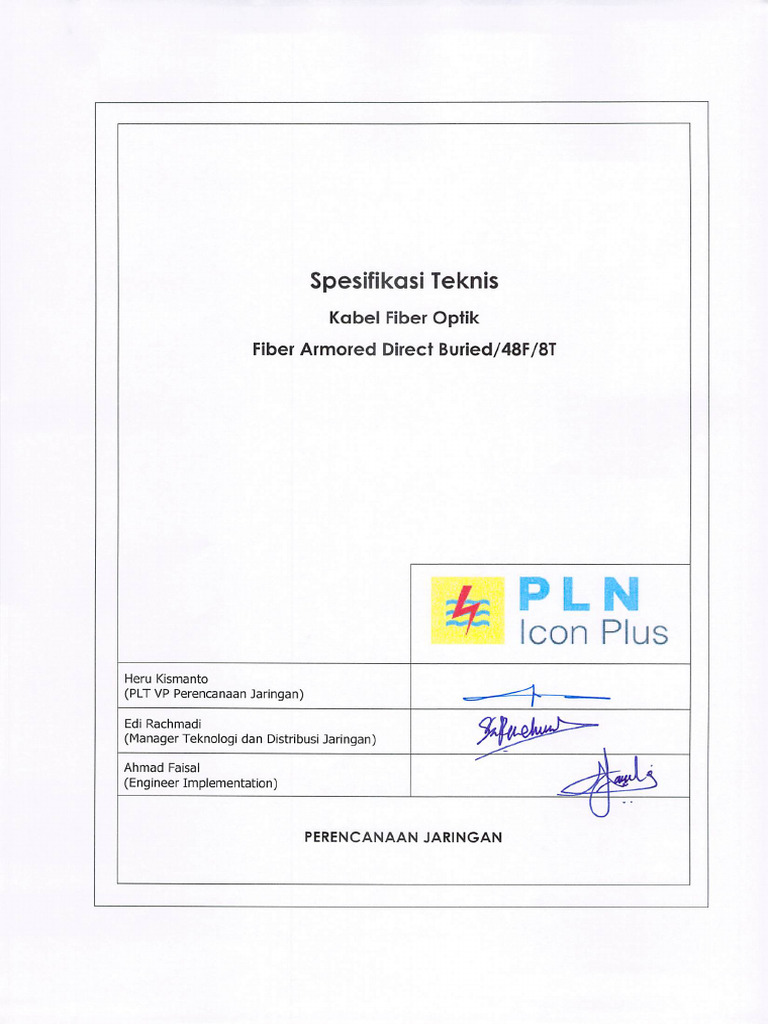 Lampiran 1 Spek FA 48F-8T | PDF