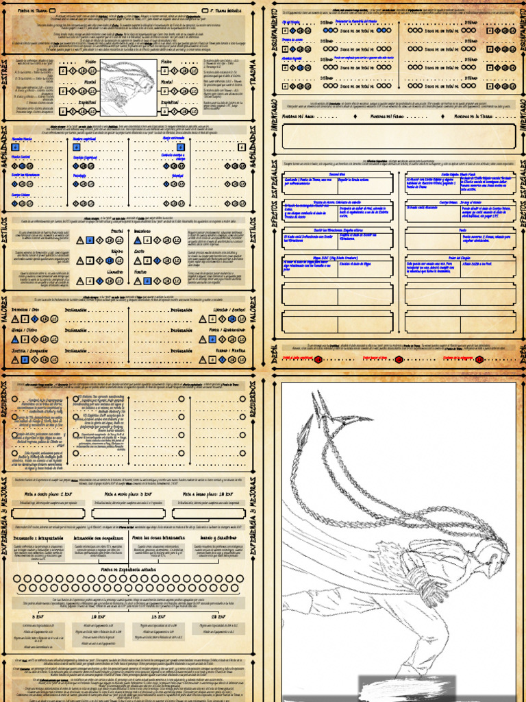 FICHAS RELLENADAS CORTEX | PDF