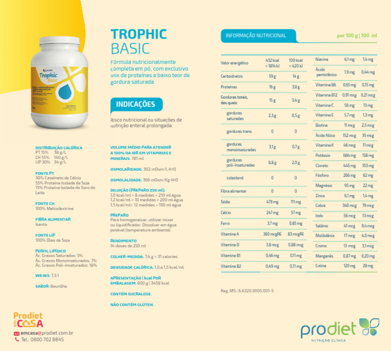 Trophic Basic 800g | PDF