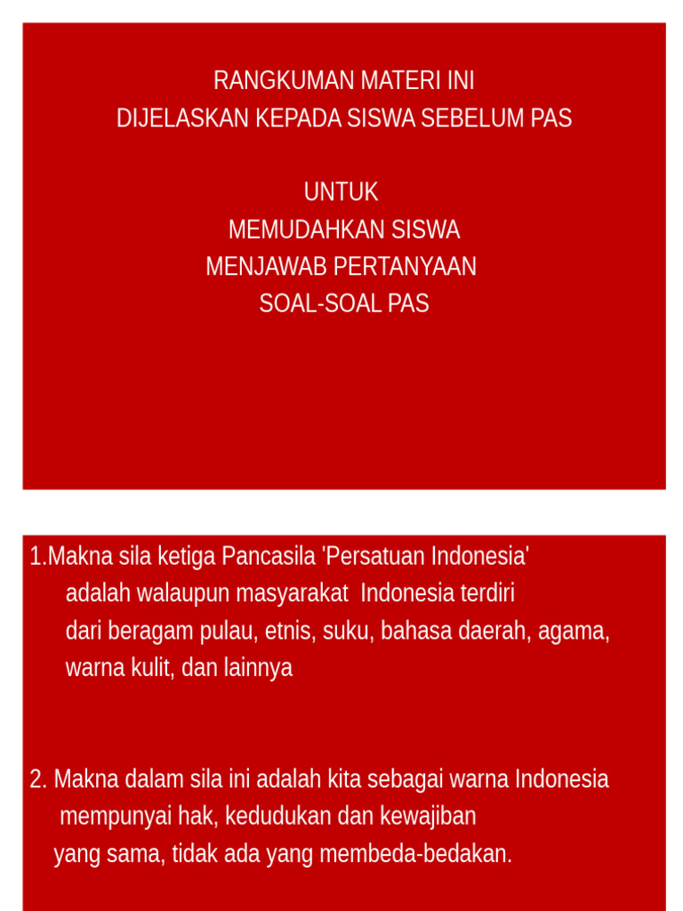 Rangkuman Materi Pas Tema 1 Kls.6 | PDF