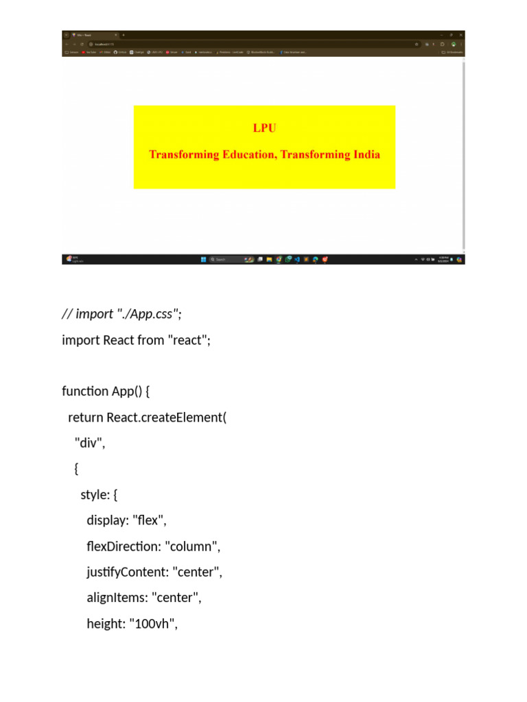 React Activity 3 | PDF