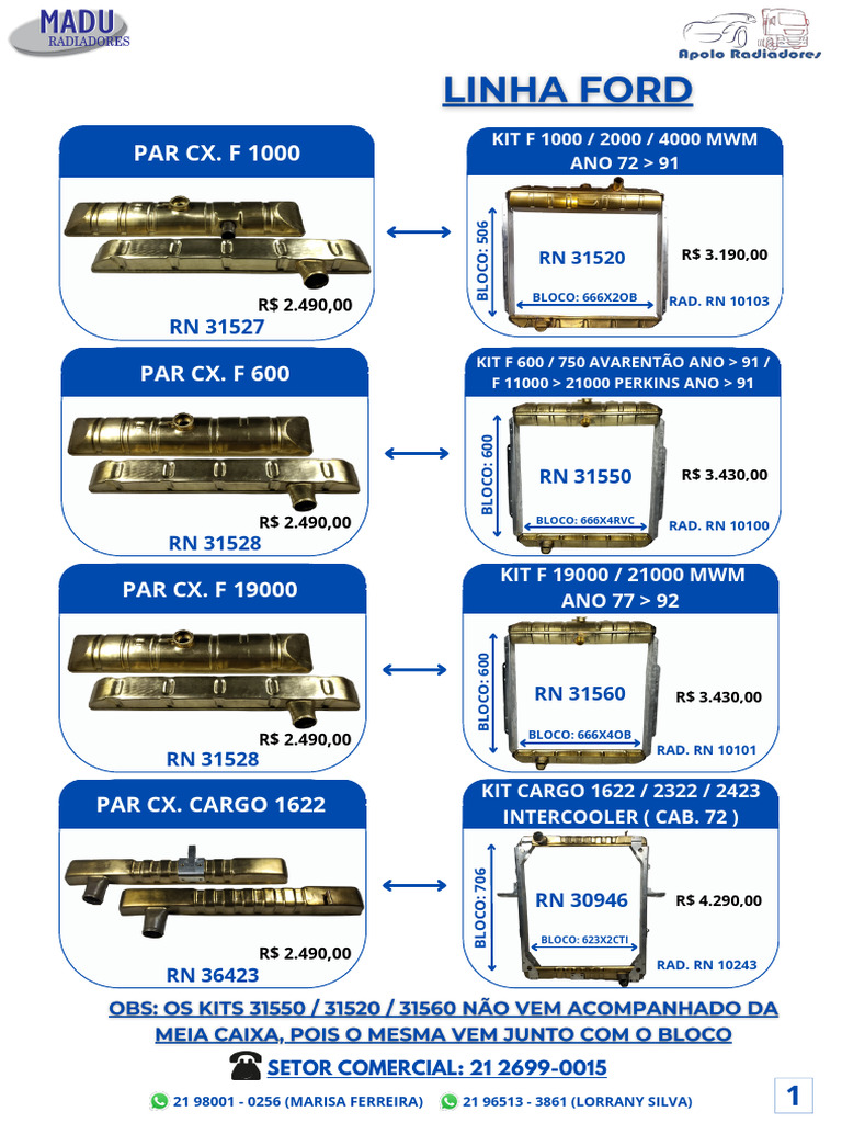 LINHA FORD (1) | PDF