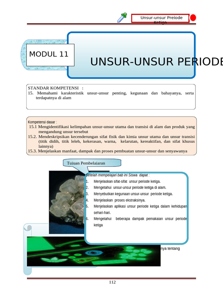 Modul 11-Xii-unsur Periode 3 | PDF