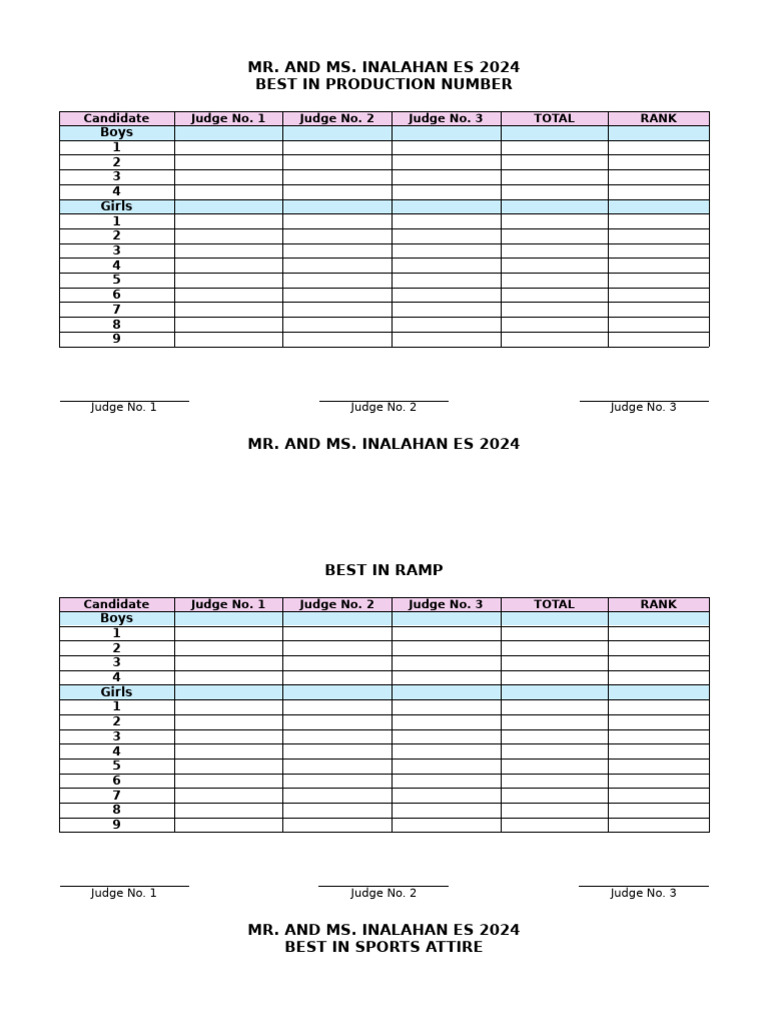 Tabulator Form | PDF