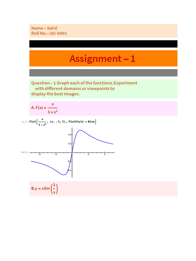 6302 - Sahil Assignment 1 CAS | PDF