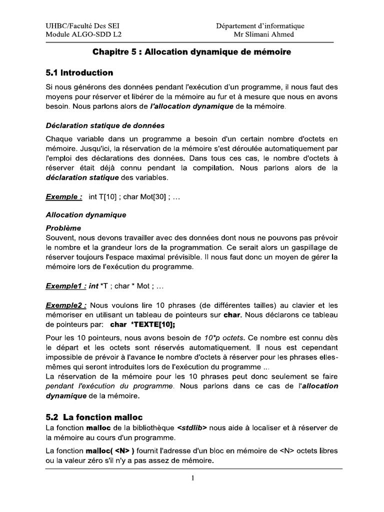 5 Liste Chainee | PDF