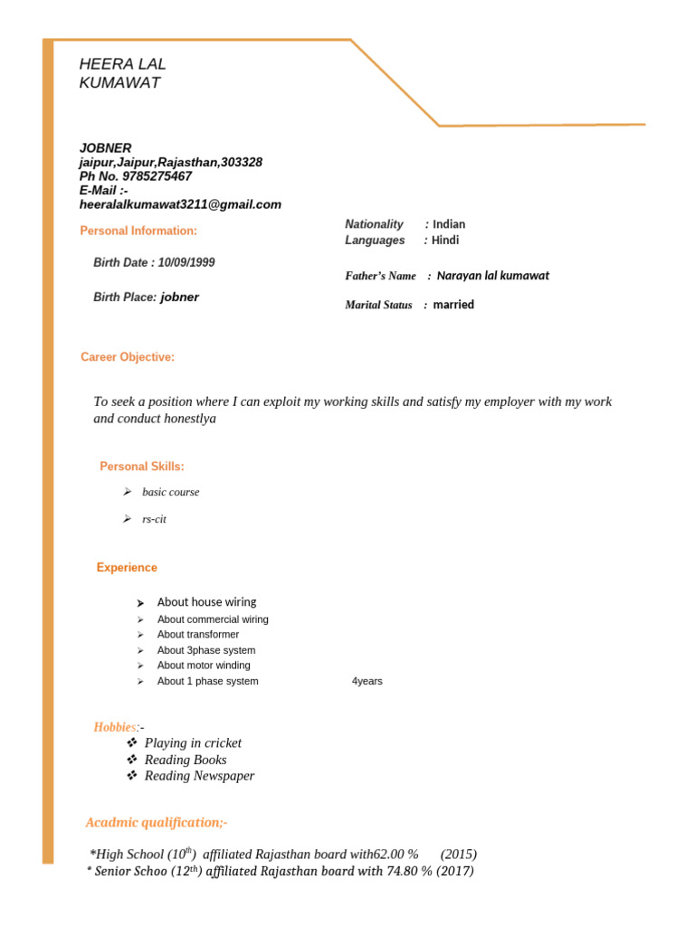 Heera Lal Kumawat: Jobner Jaipur, Jaipur, Rajasthan, 303328 PH No ...