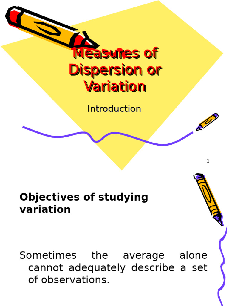 Measures of Dispersion Modified PPT Sheet-3 | PDF | Coefficient Of ...