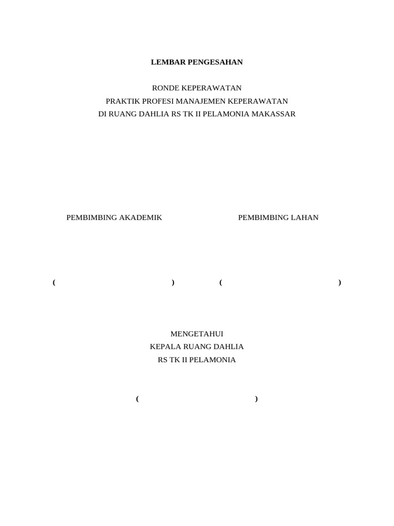 Laporan Ronde Dahlia-1 | PDF