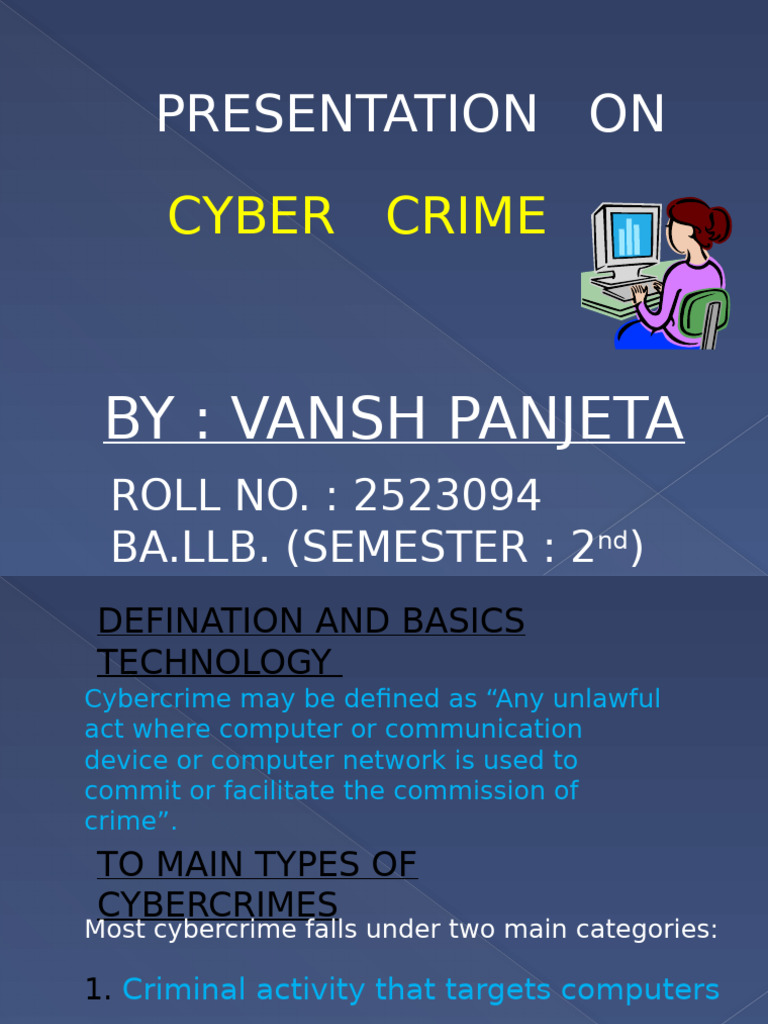 On Cyber Crime | PDF