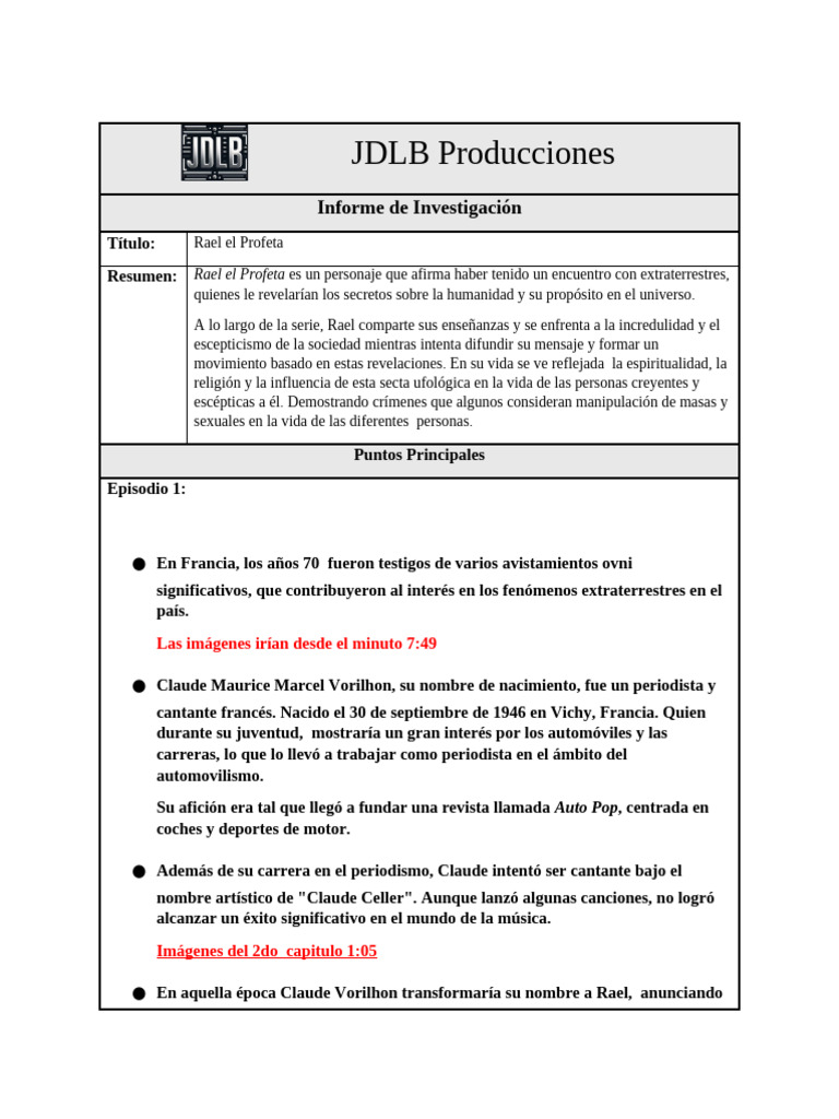 Raelianos cp1-2-3-4 | PDF