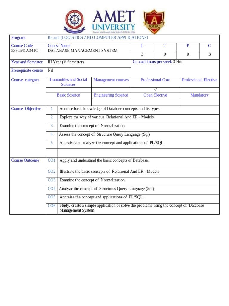 Database Management System | PDF