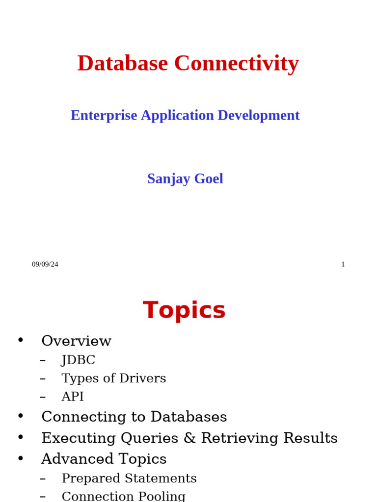 JDBC | PDF