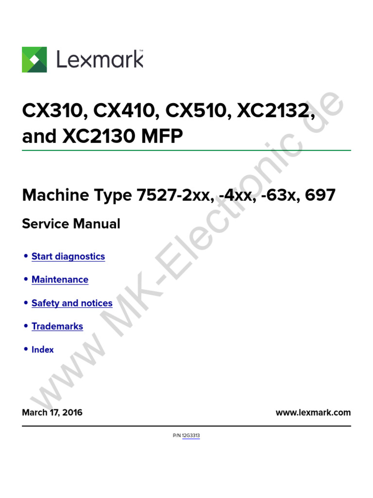 CX310 410 510 XC2132 2130 | PDF