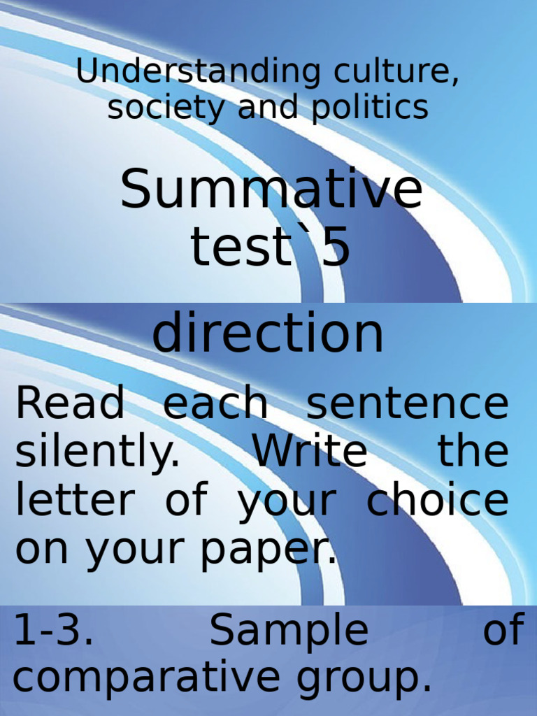 UCSP Quiz 5 | PDF | Wellness