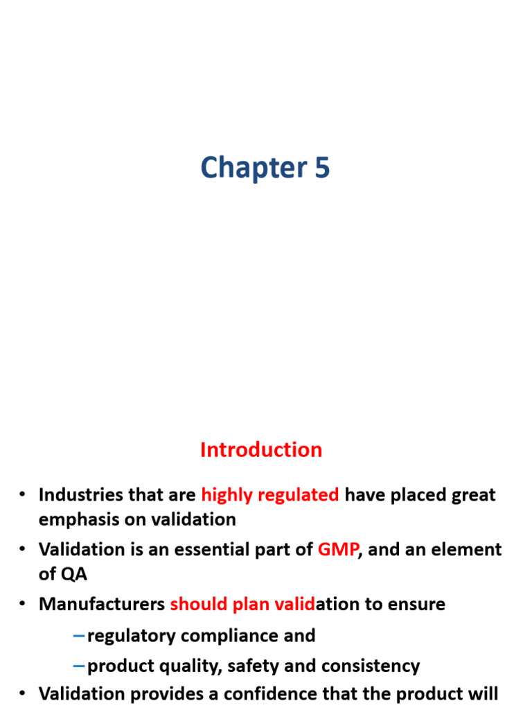 Method validation chapter | PDF