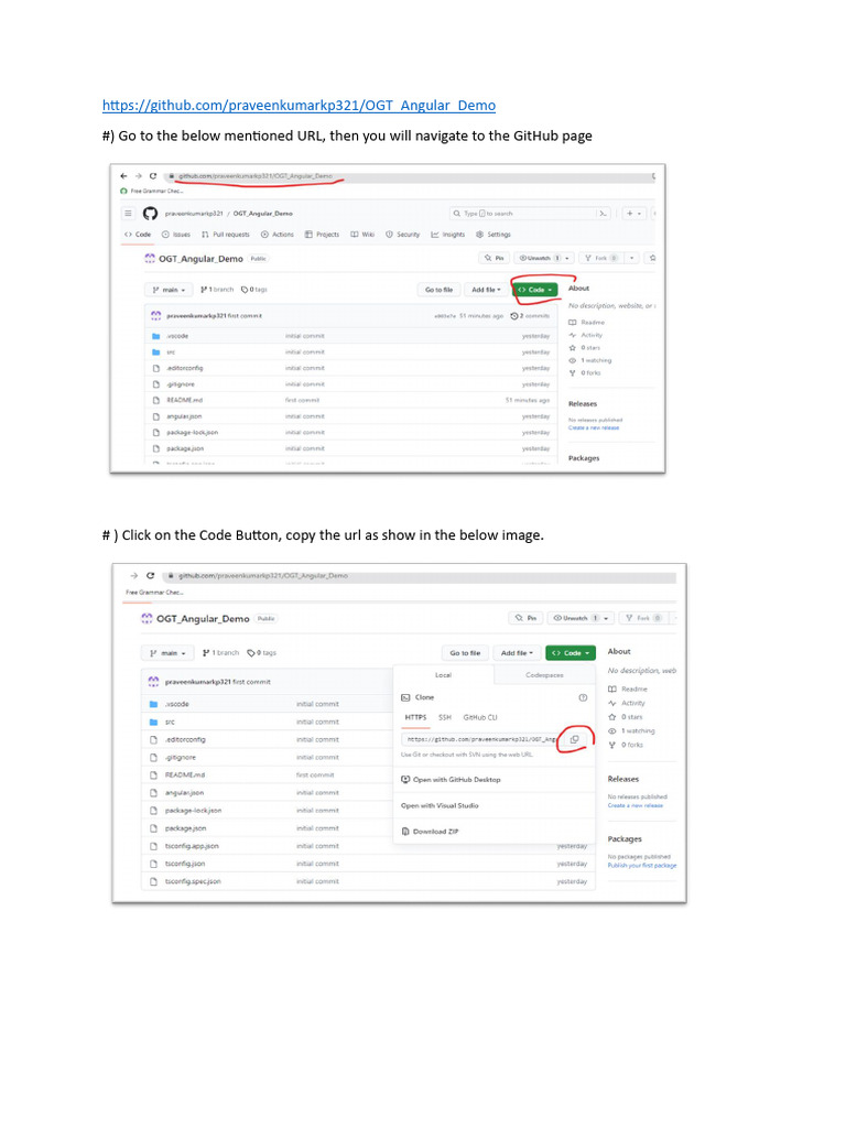 Angular Github Guide | PDF