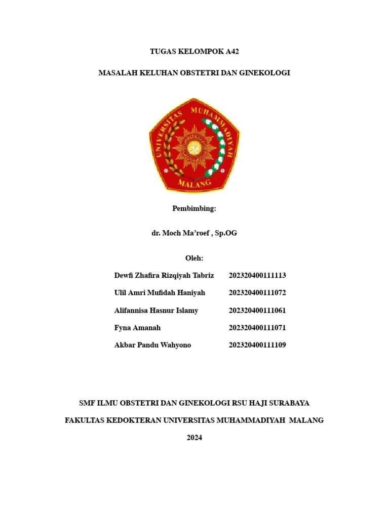 A42 Tugas Kelompok Awal | PDF